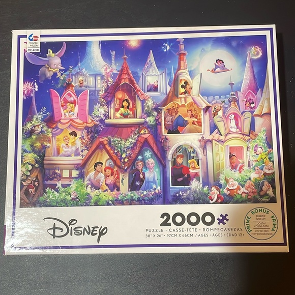 Disney | Games | Disney Ceaco 200 Piece Puzzle Princess Movie ...